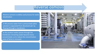 sea water desalination | PPTX