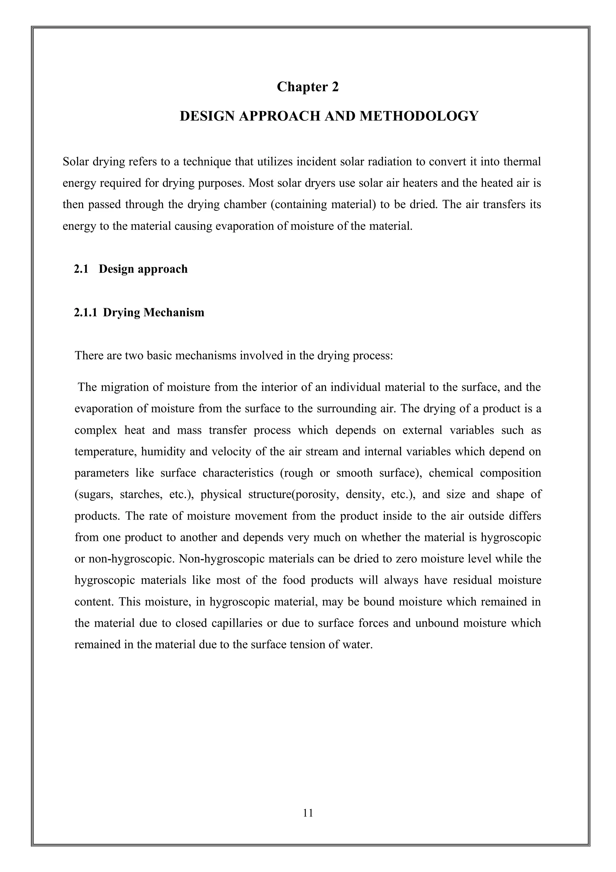 PROJECT REPORT ON SOLAR DRYER | PDF