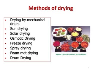 Potentialities of solar drying in food industry | PDF
