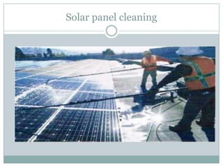 Solar dust cleaning system | PPTX