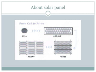 Solar dust cleaning system | PPTX