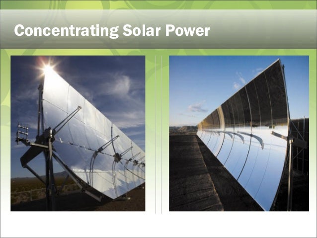 Solar energy power point presentation