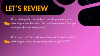 Solar Eclipse Science Education Interactive Student Presentation in ...