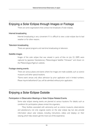 Solar Eclipse Viewing Guide | PDF