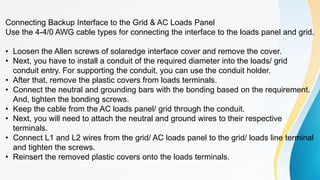 SolarEdge Backup Interface Installation.pptx