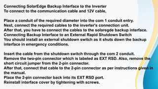 SolarEdge Backup Interface Installation.pptx