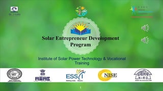 Solar Entrepreneur Development Program | PPT