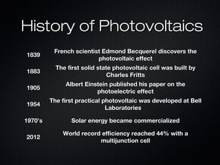 Solar energy | PPT | Chemistry | Science