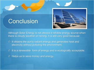 Solar Energy | PPT