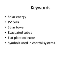 Solar energy | PPTX