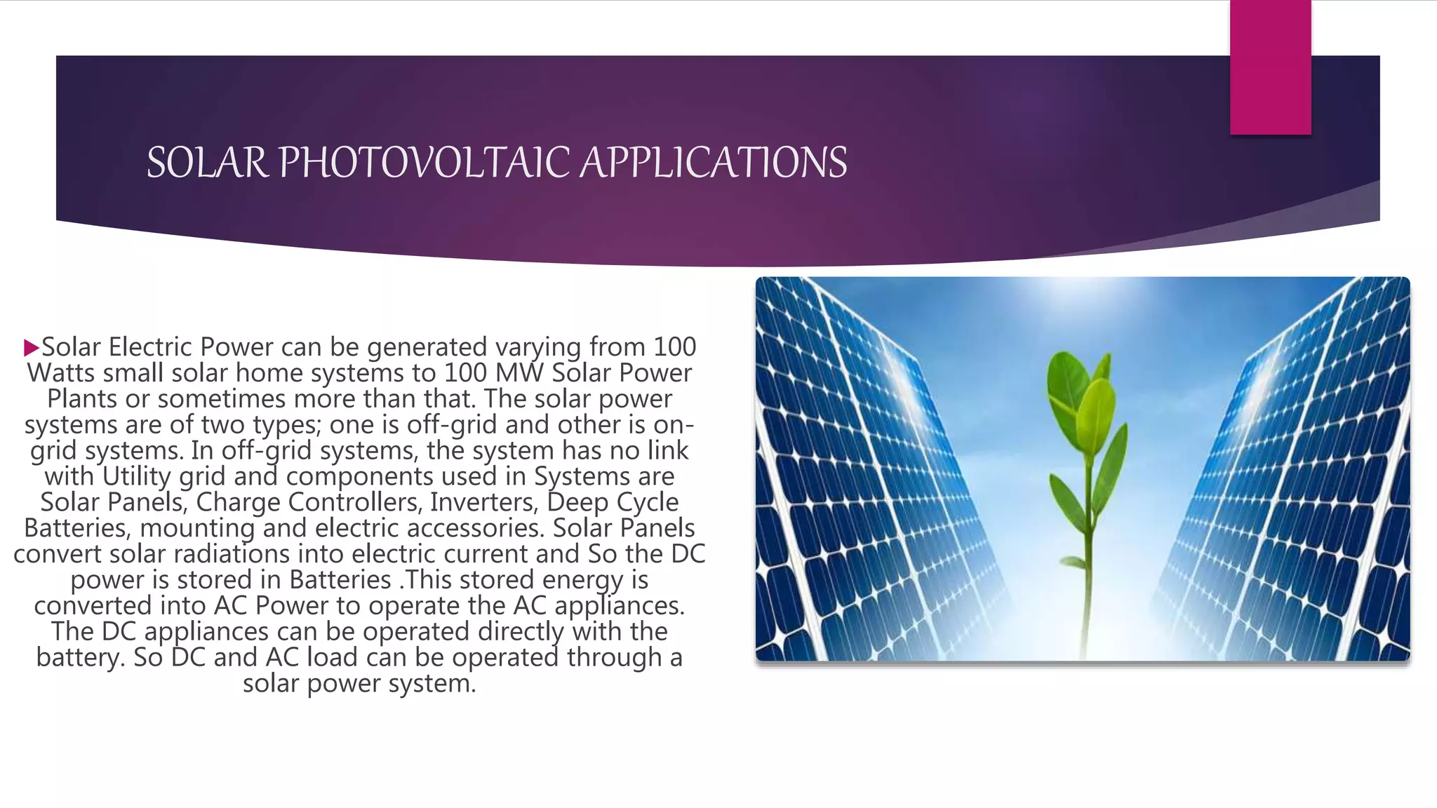 Solar energy | PPT