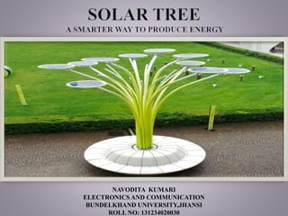 POWERPOINT PRESENTATION ON SOLAR TREE | PPTX