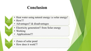 Solar energy | PPT