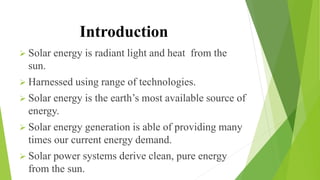 Solar energy | PPT
