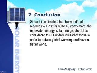 Solar Energy__Instructed by Prof. Chea Leng | PPT