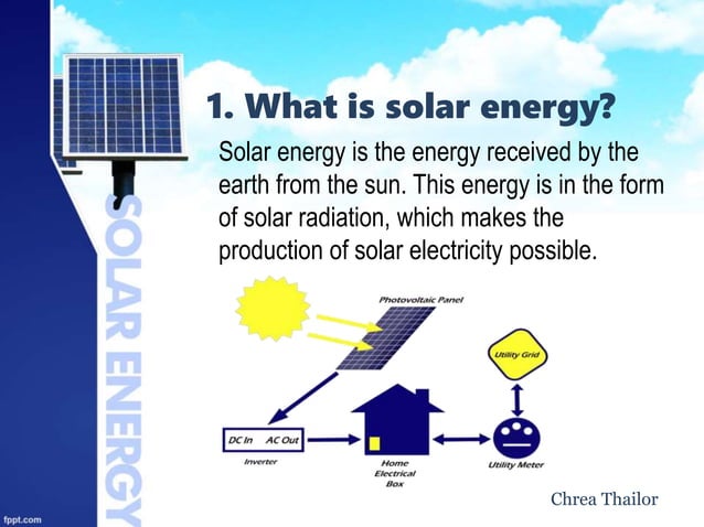 Solar Energy__Instructed by Prof. Chea Leng | PPT