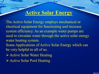 Solar energy | PPTX