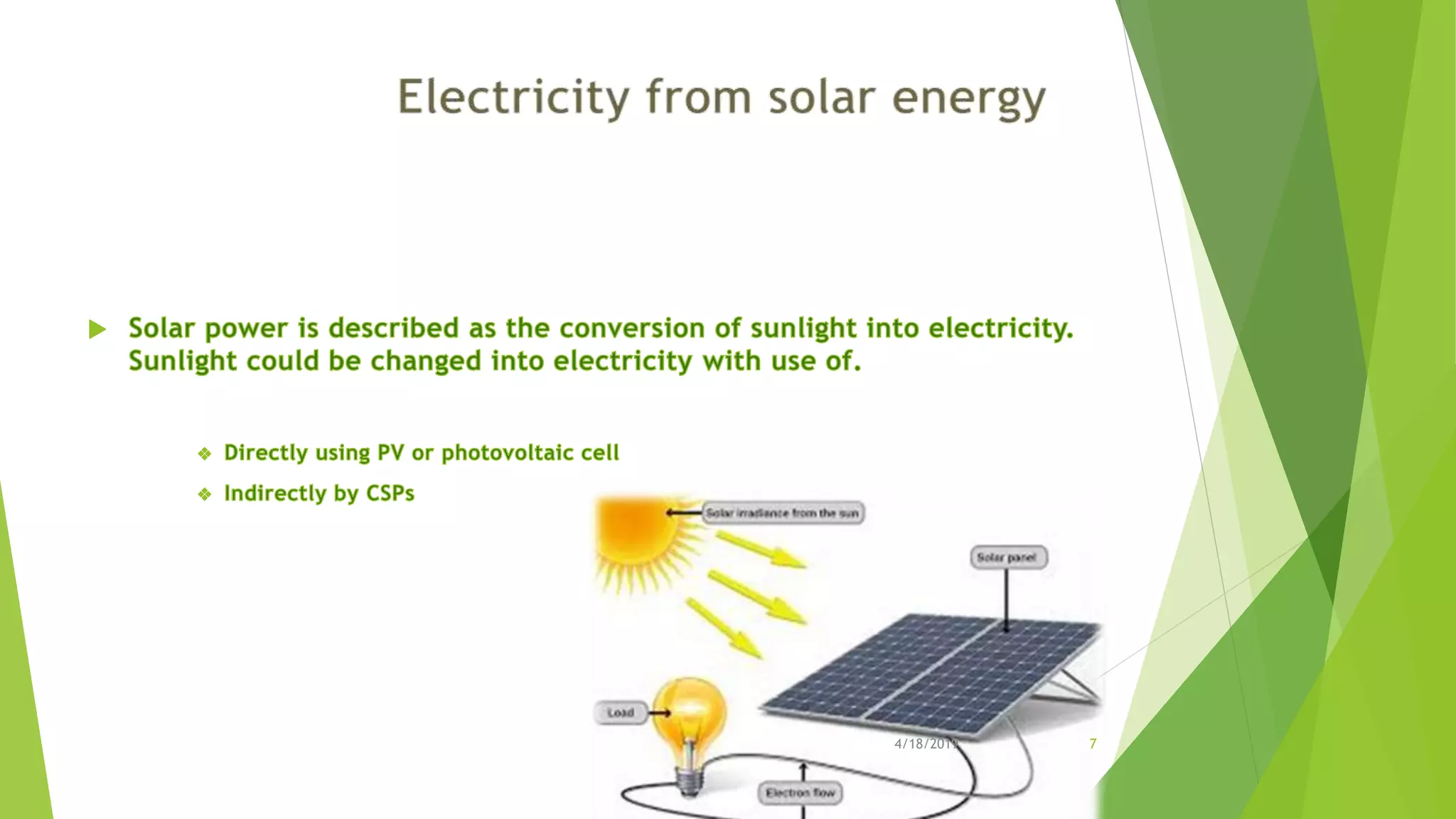 Solar energy ppt | PPTX