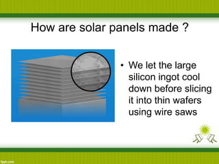 Uses of solar energy.its types and application | PPT
