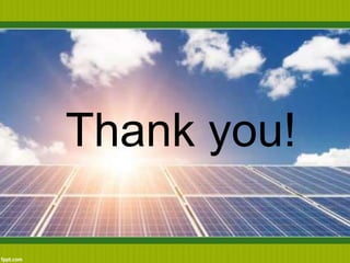 Uses of solar energy.its types and application | PDF