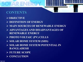 Solar energy | PPTX