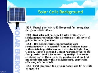 Solar energy | PPTX