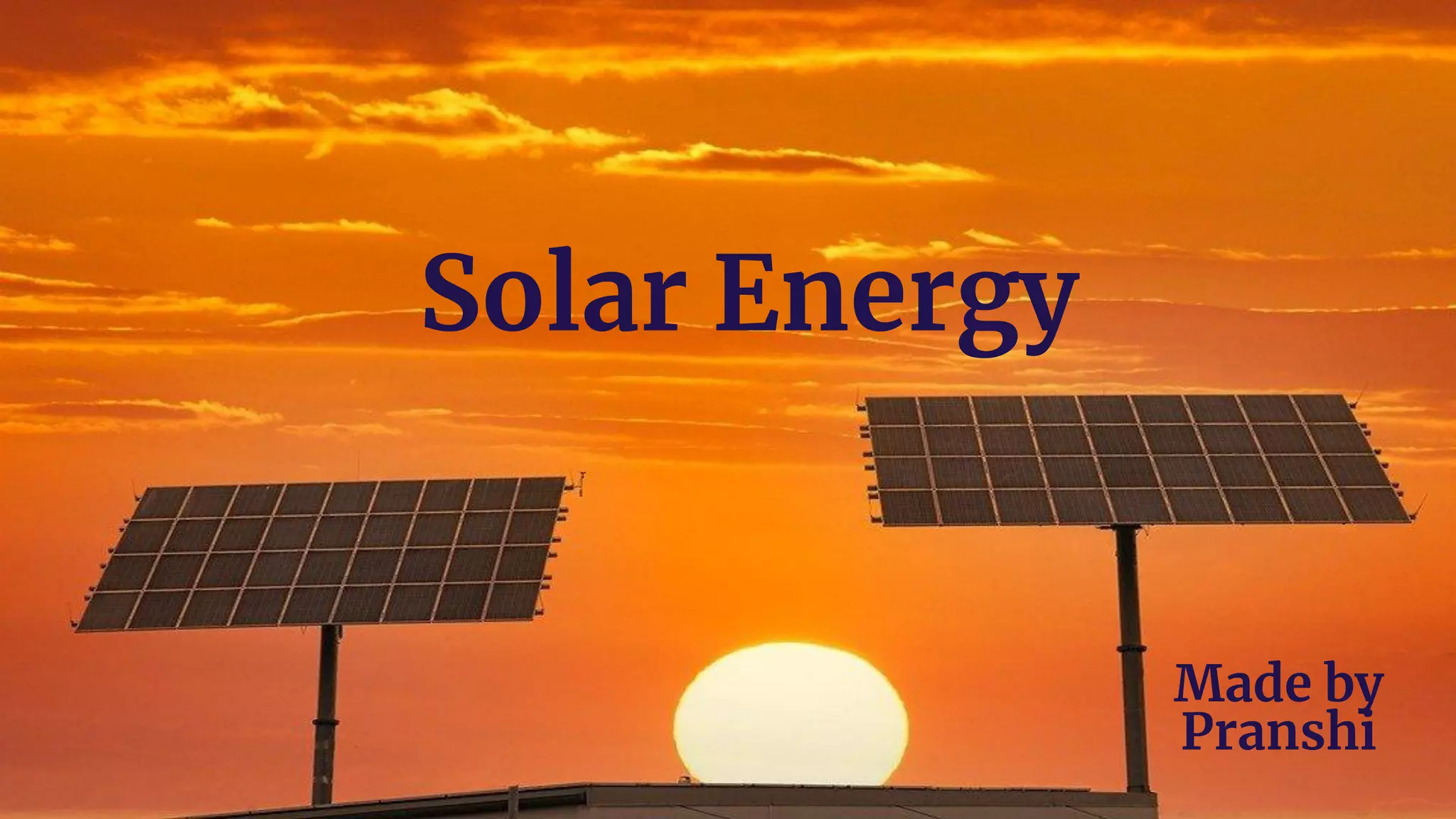 Solar energy | PPT
