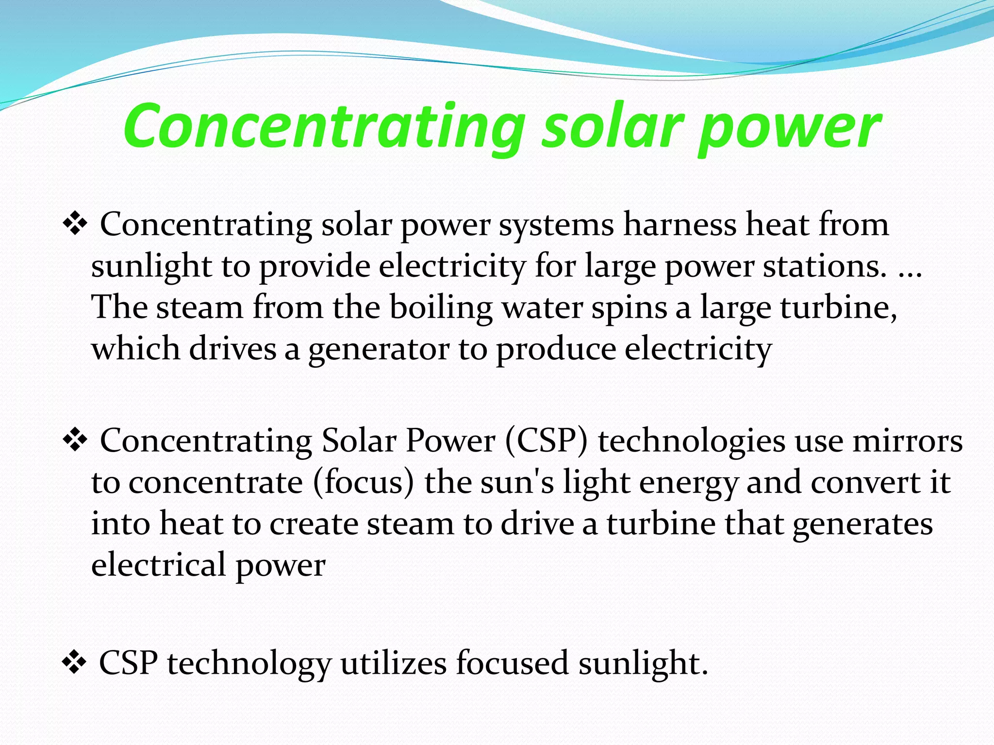 Solar energy and types of solar energy | PPTX