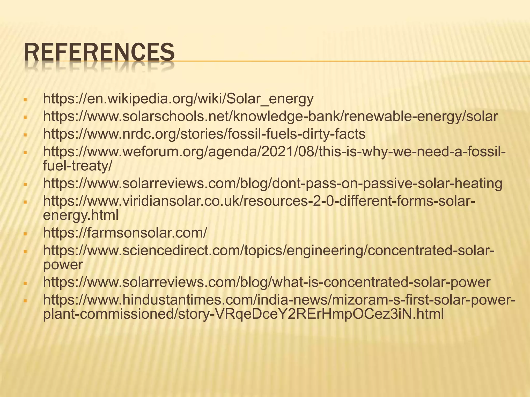 Solar Energy presentation ppt | PPTX