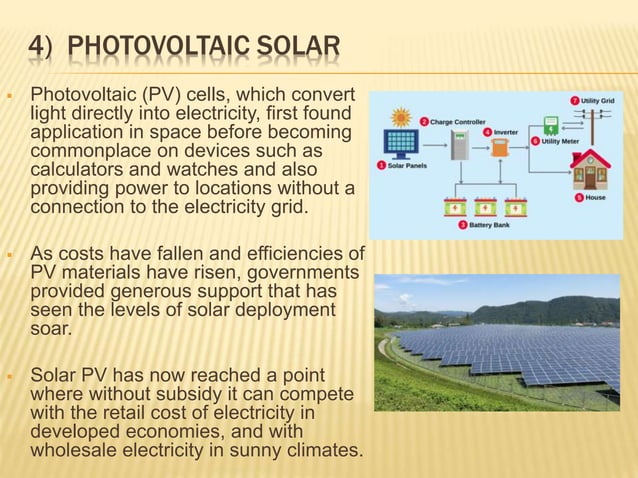 Solar Energy presentation ppt | PPTX | Power and Energy Industry ...