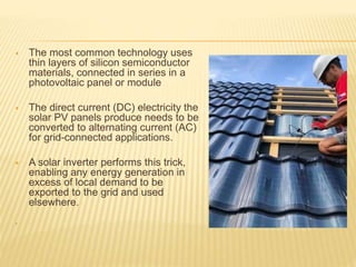 Solar Energy presentation ppt | PPTX