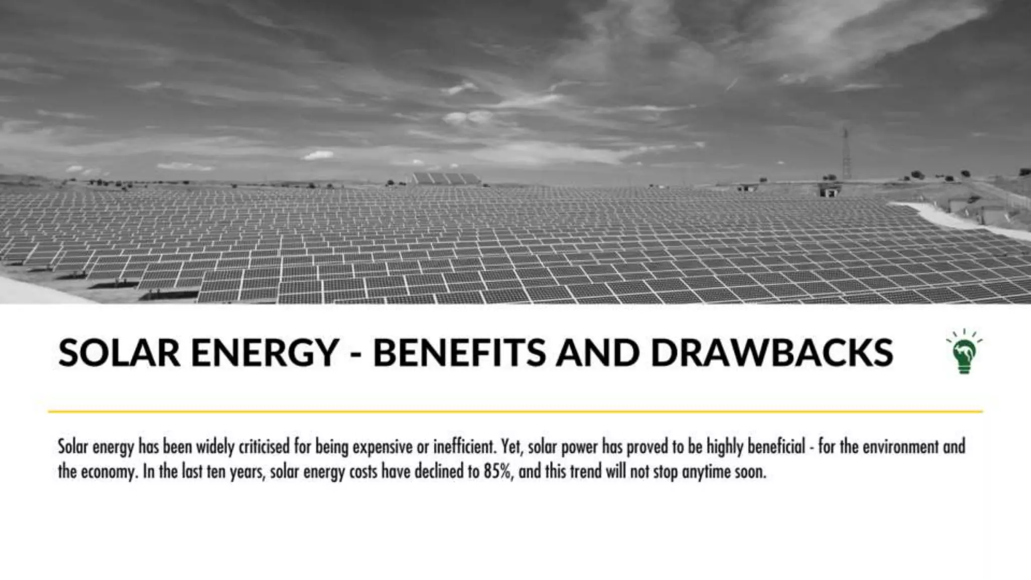 Solar energy - benefits and drawbacks.pptx