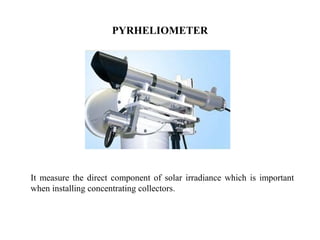 Principles of Solar radiation unit 1- Renewable Energy sources | PPT