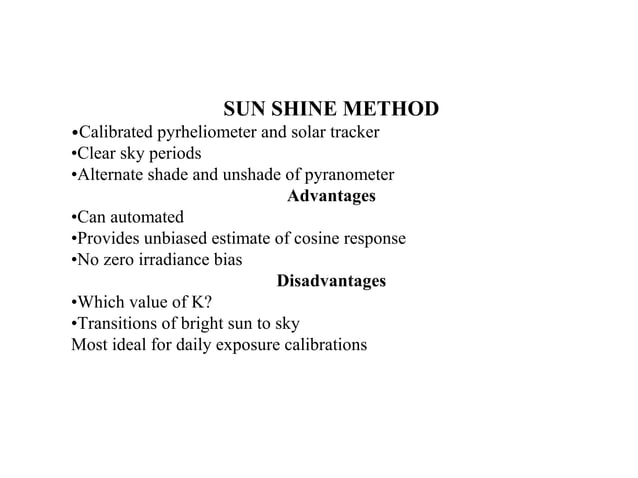 Principles of Solar radiation unit 1- Renewable Energy sources | PPT ...