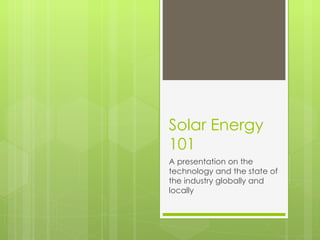 Solar energy 101 | PPS