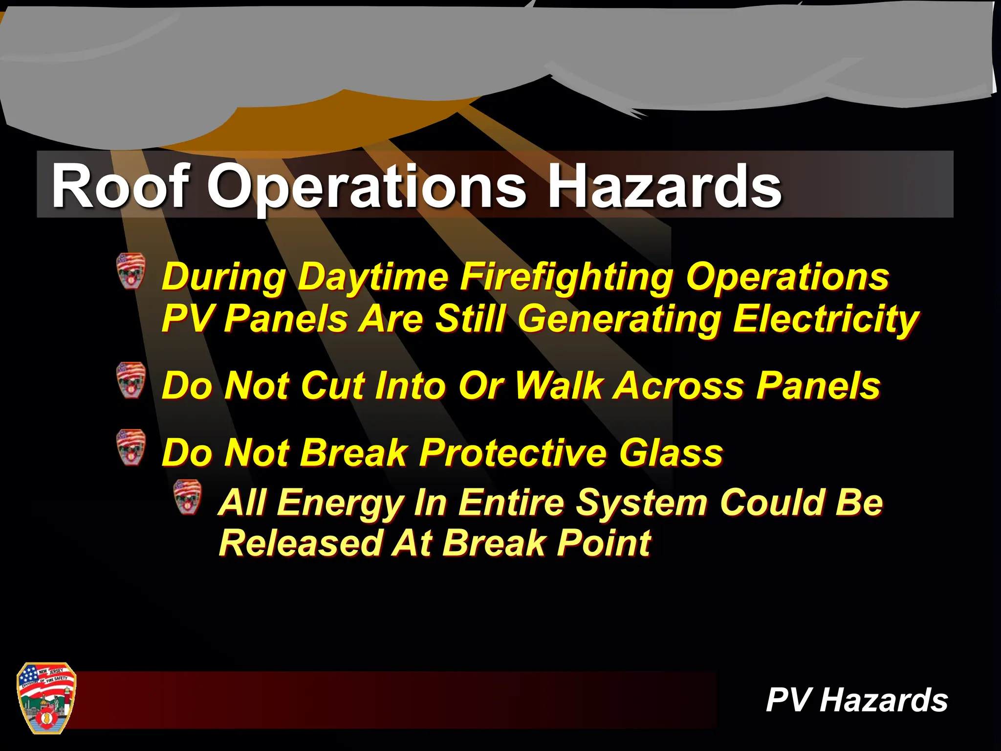 solar Energy and fire service protection required | PPT