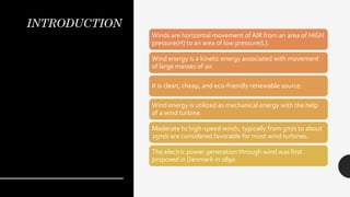 Solar energy and wind turbine | PPT