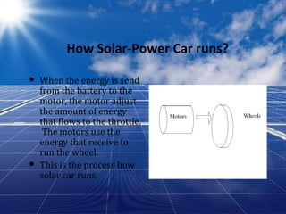 Solar energy car ppt By -Praveen Kumar Kushwaha | PPT