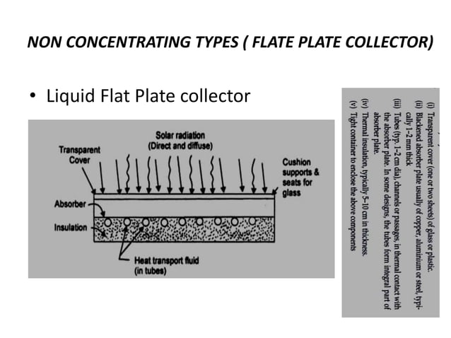 solar energy collection and types of collectrs | PPT