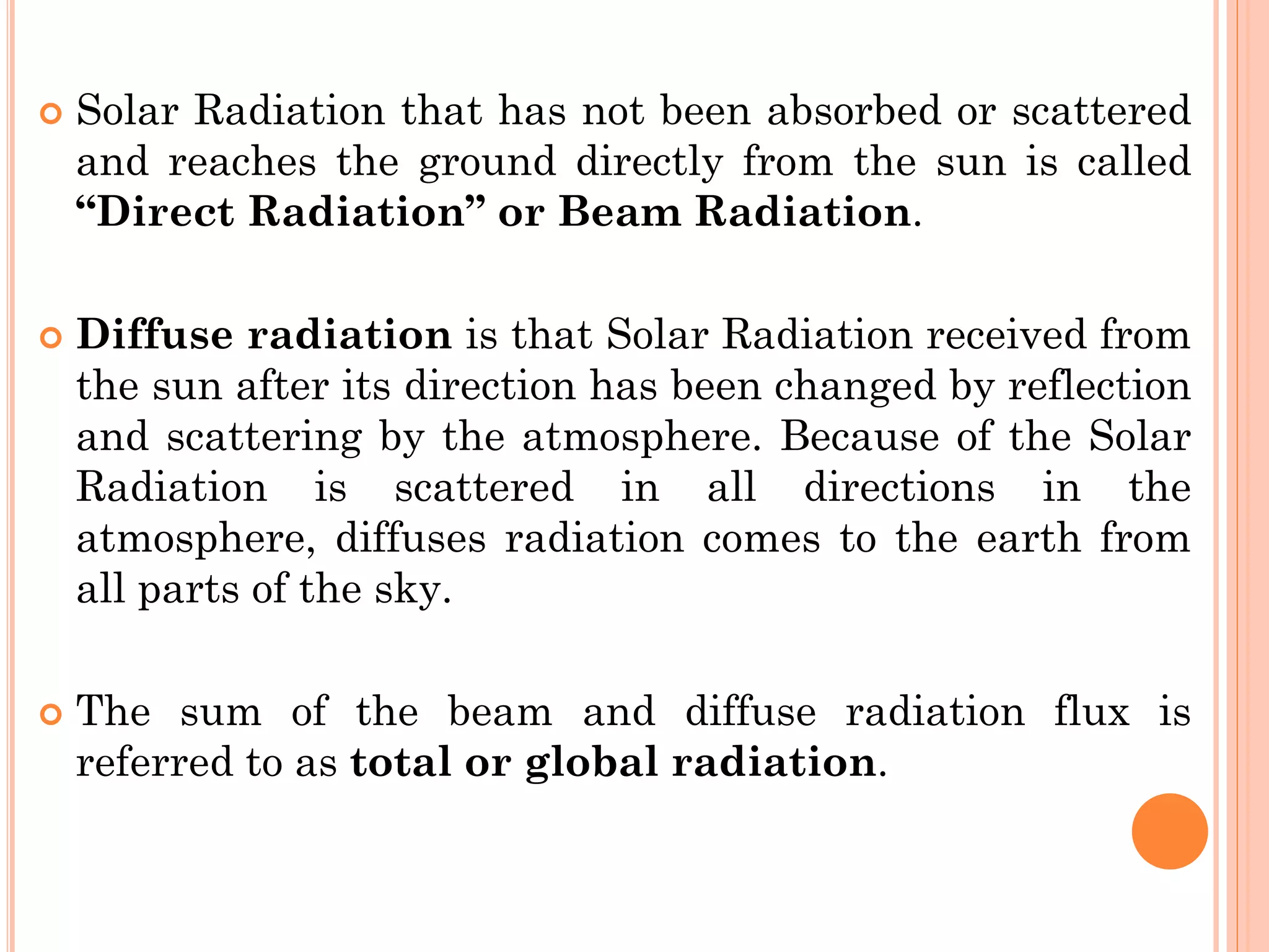 Solar energy, collection and applications | PDF