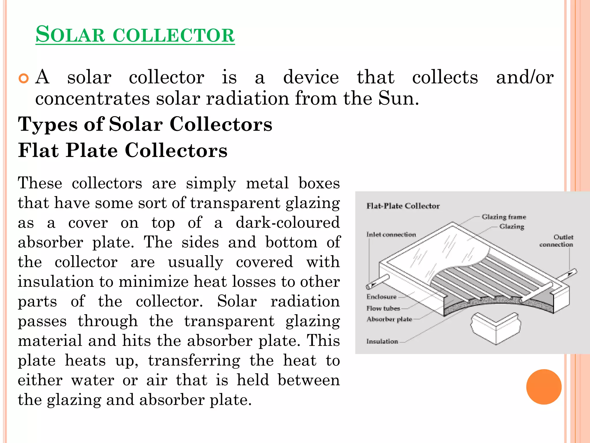 Solar energy, collection and applications | PDF