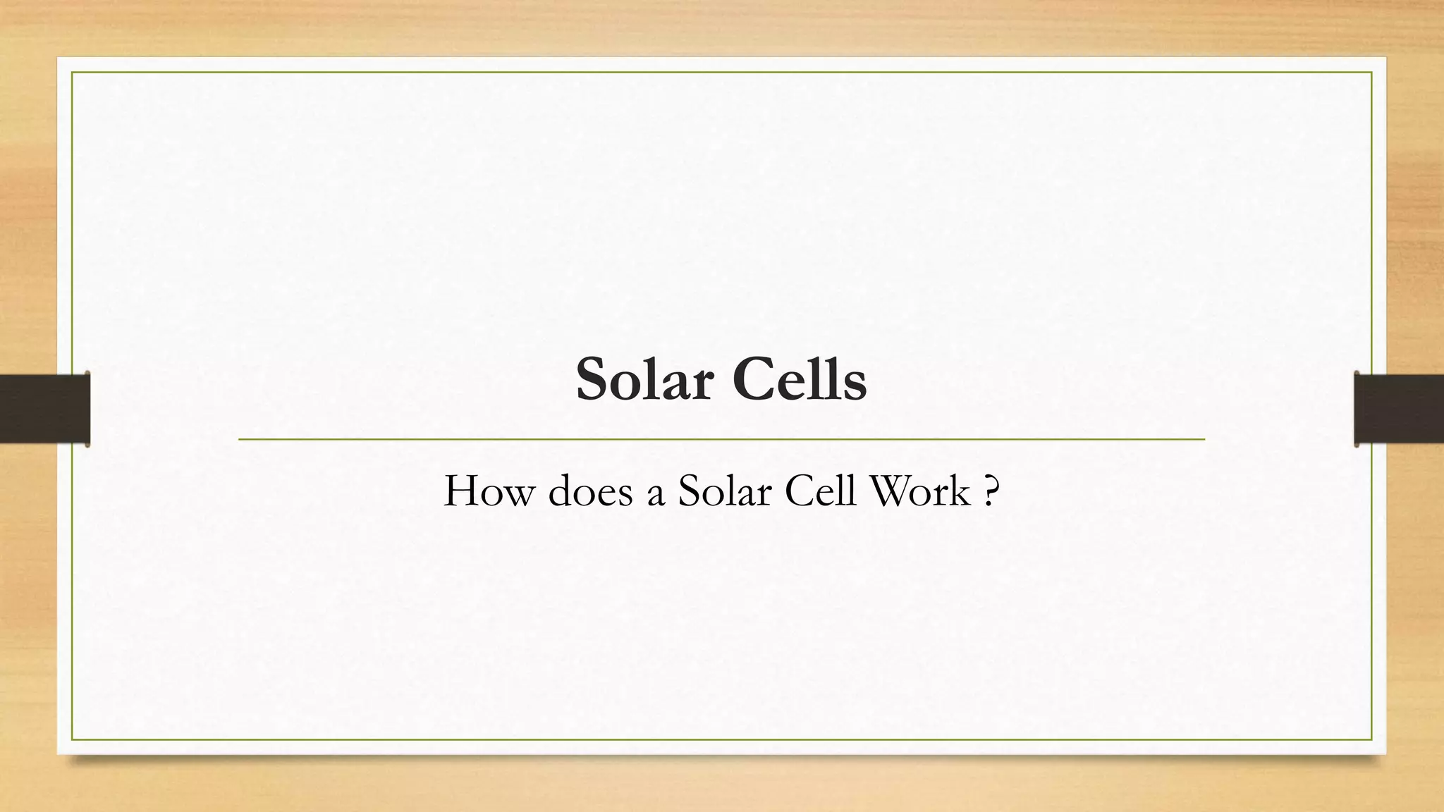 conservation of solar energy | PPTX