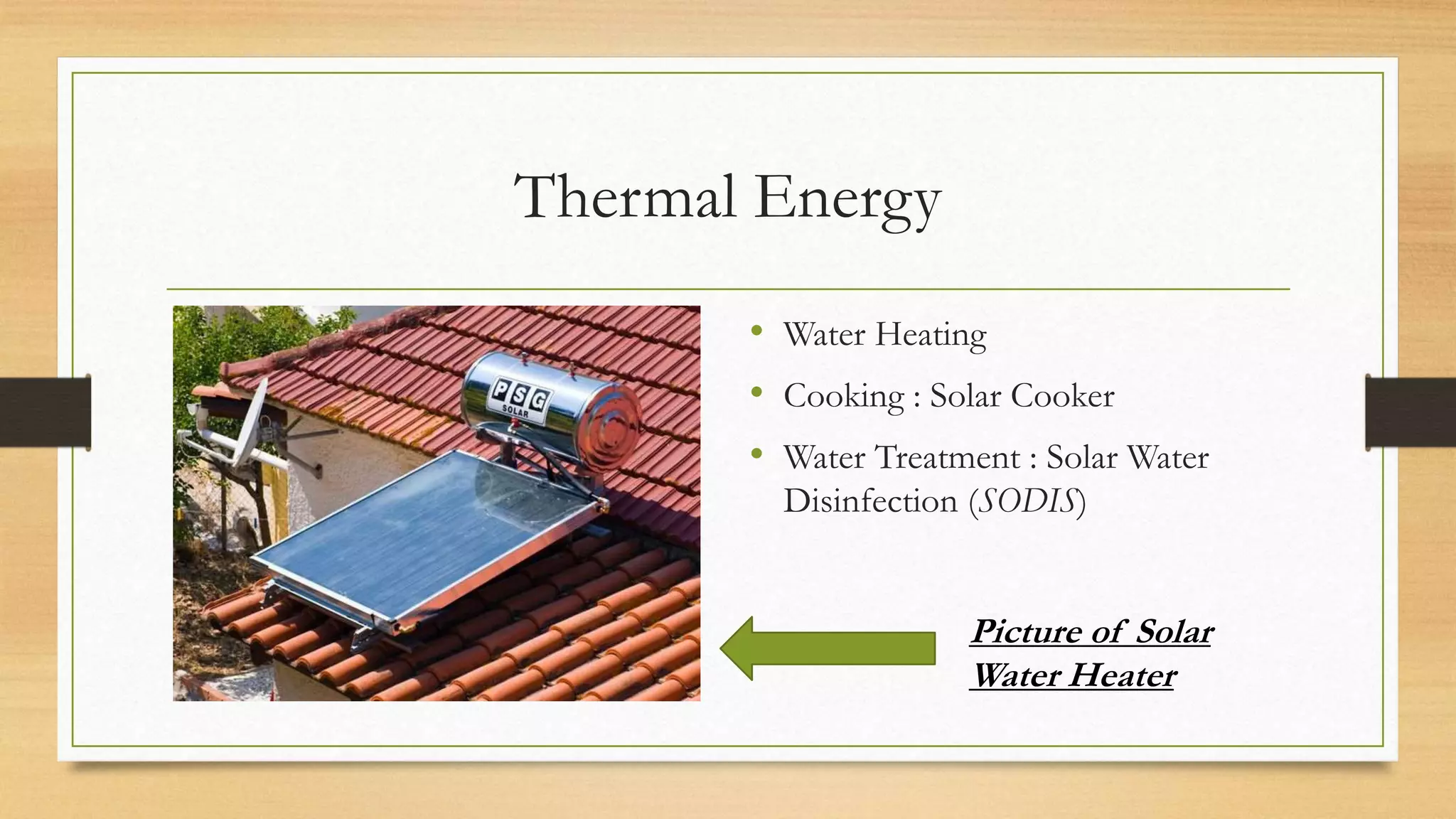 conservation of solar energy | PPTX