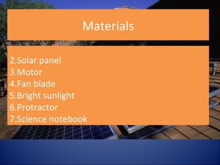 Solar Energy Final Presentation | PPT | Physics | Science