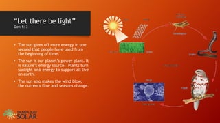 Solar energy for kids | PPTX