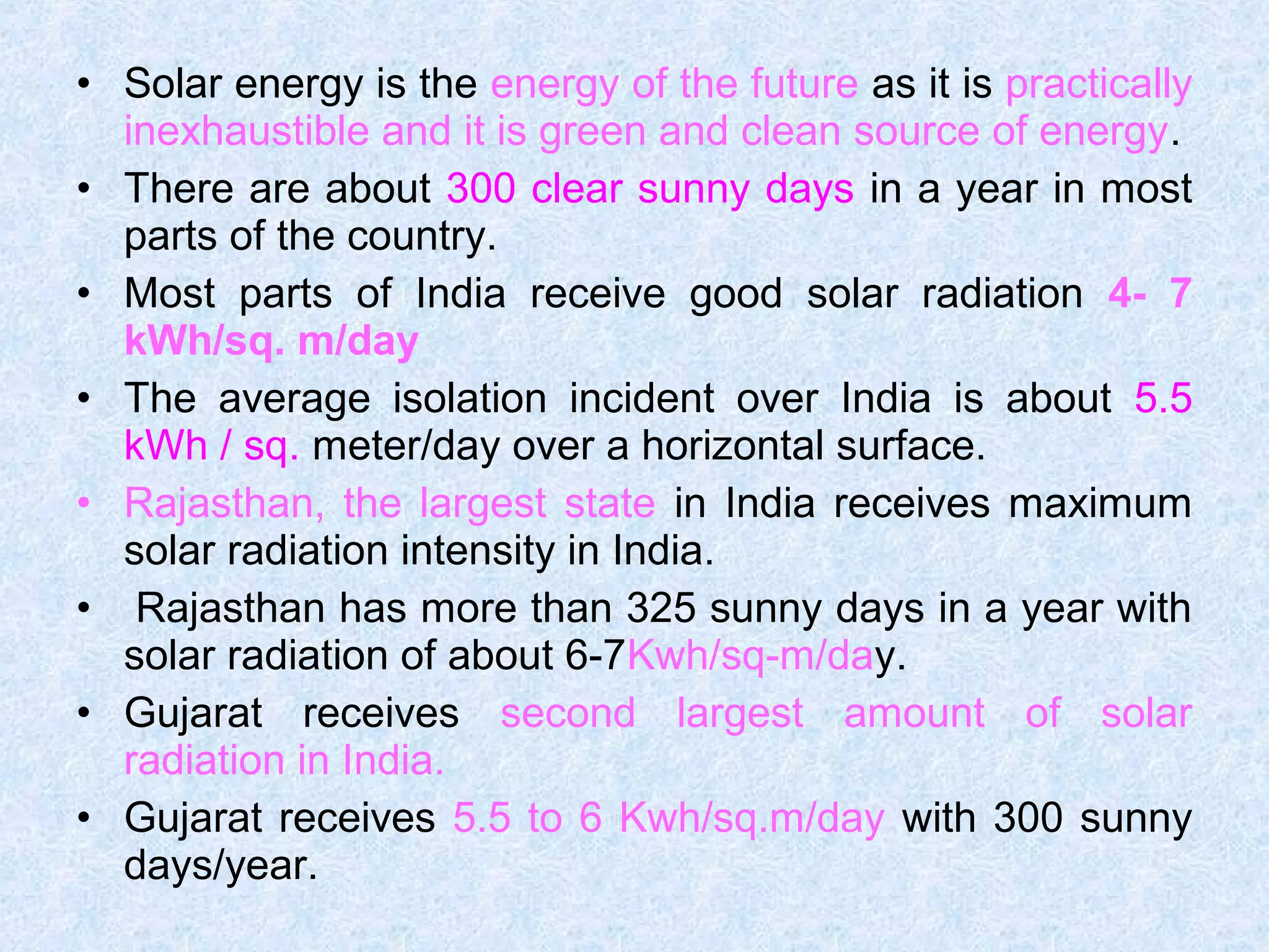 Solar energy introduction | PPT