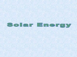 Solar energy introduction | PPT
