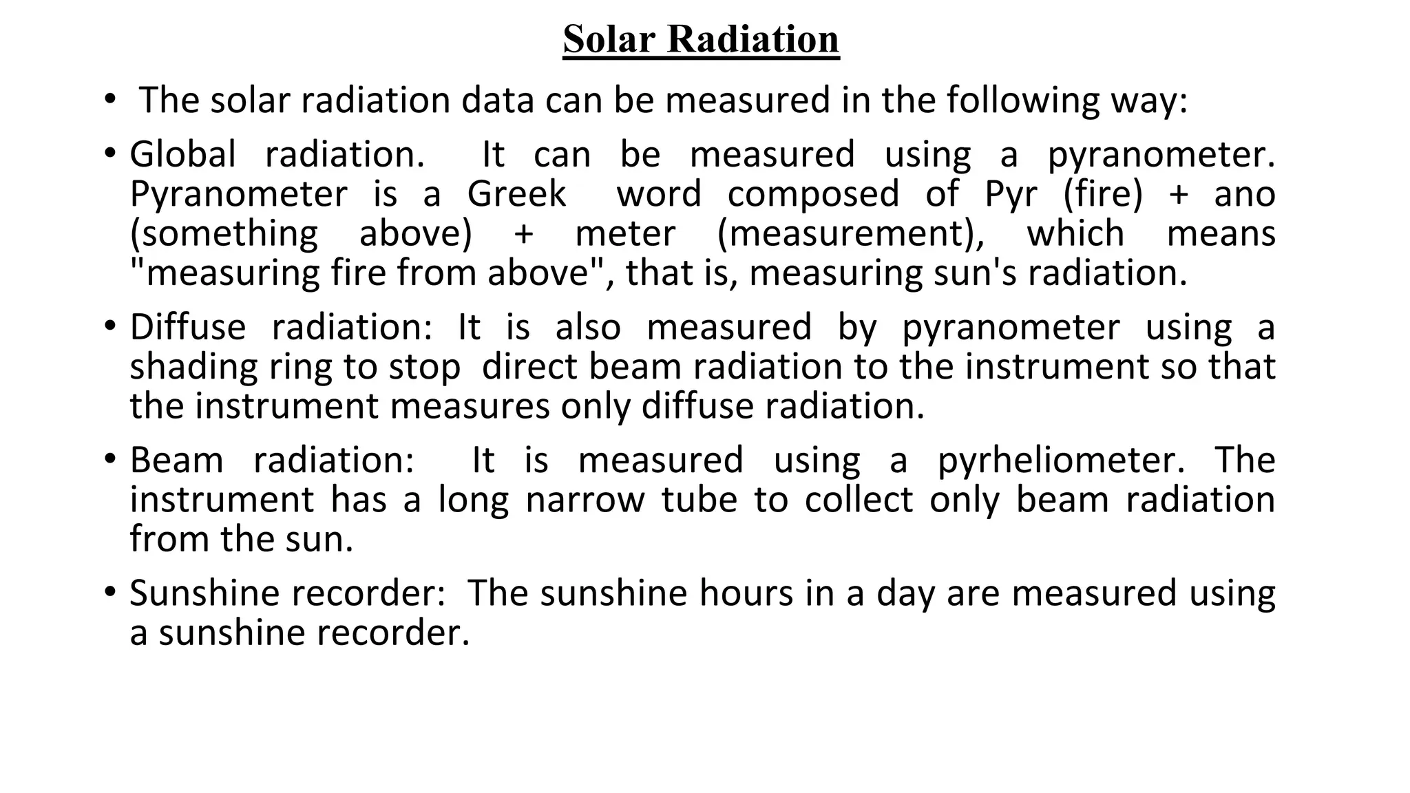 SOLAR ENERGY Module 2 (introduction, thermal and pv) | PPT