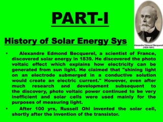 Solar energy presentation | PPTX
