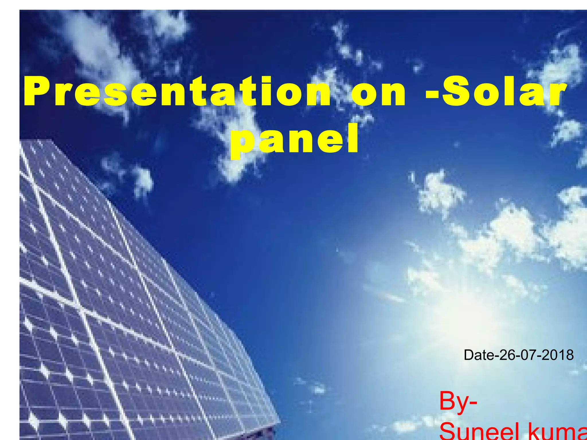 Solar energy presentation 0220 | PPT